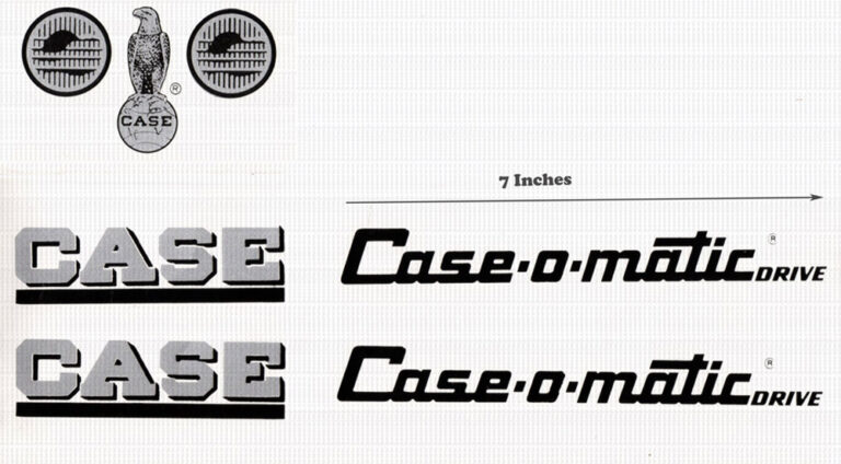 Decal Case 800 Case-o-matic Pedal Tractor Water Transfer DPC1005W ...