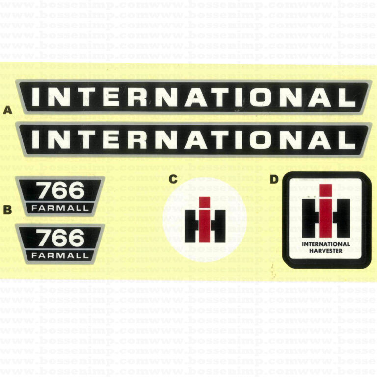 Decal International 766 Pedal Tractor set DPI1471 - Midwest Decals & Farm Toys