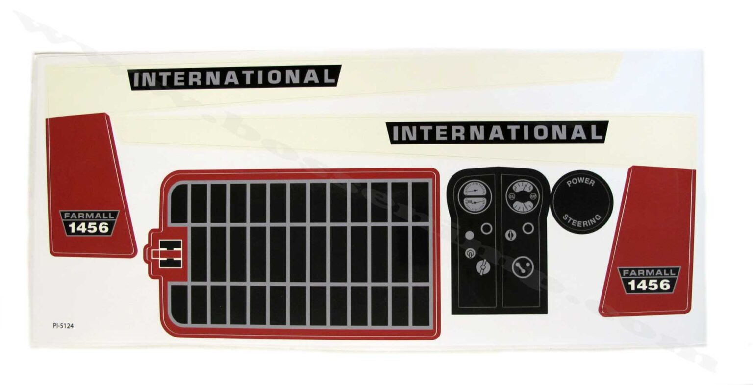 Decal International 1456 Pedal Tractor Decal set DPI5124 - Midwest ...
