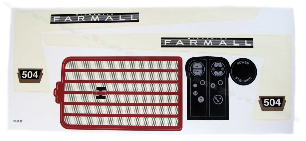 Decal Farmall 504 Pedal Tractor Decal set - DPI5127 - Midwest Decals ...