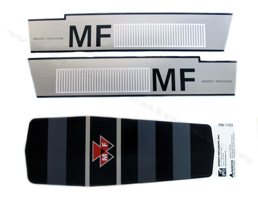 Decal Massey Ferguson 1100 no model #'s 3rd verson Pedal Tractor ...