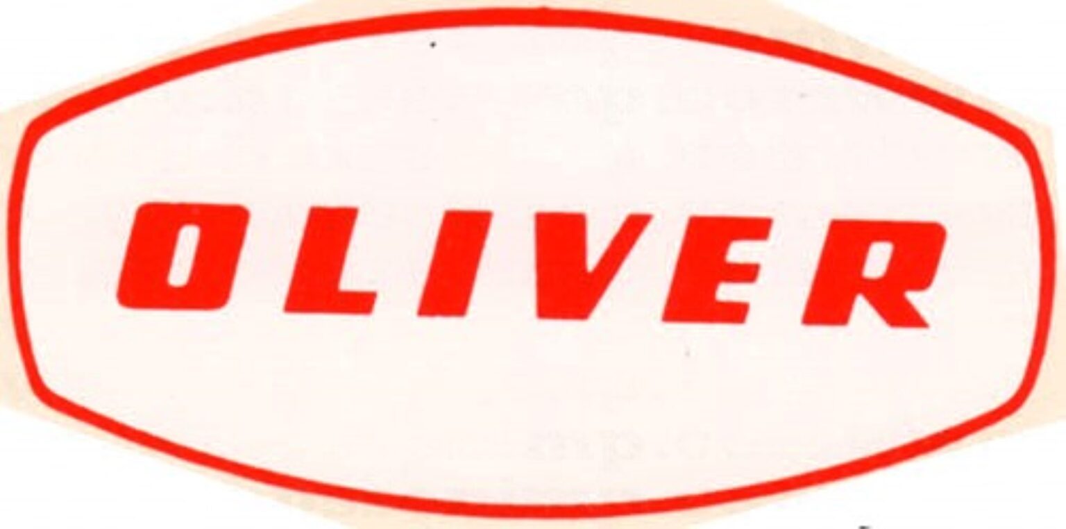 Decal Oliver Logo for Pedal Trailer - DPO9003 - Midwest Decals & Farm Toys