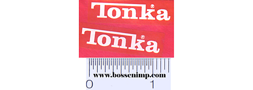 Decal Tonka (Pair) - DTK143 - Midwest Decals & Farm Toys