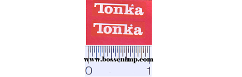 Decal Tonka (Pair) - DTK145 - Midwest Decals & Farm Toys