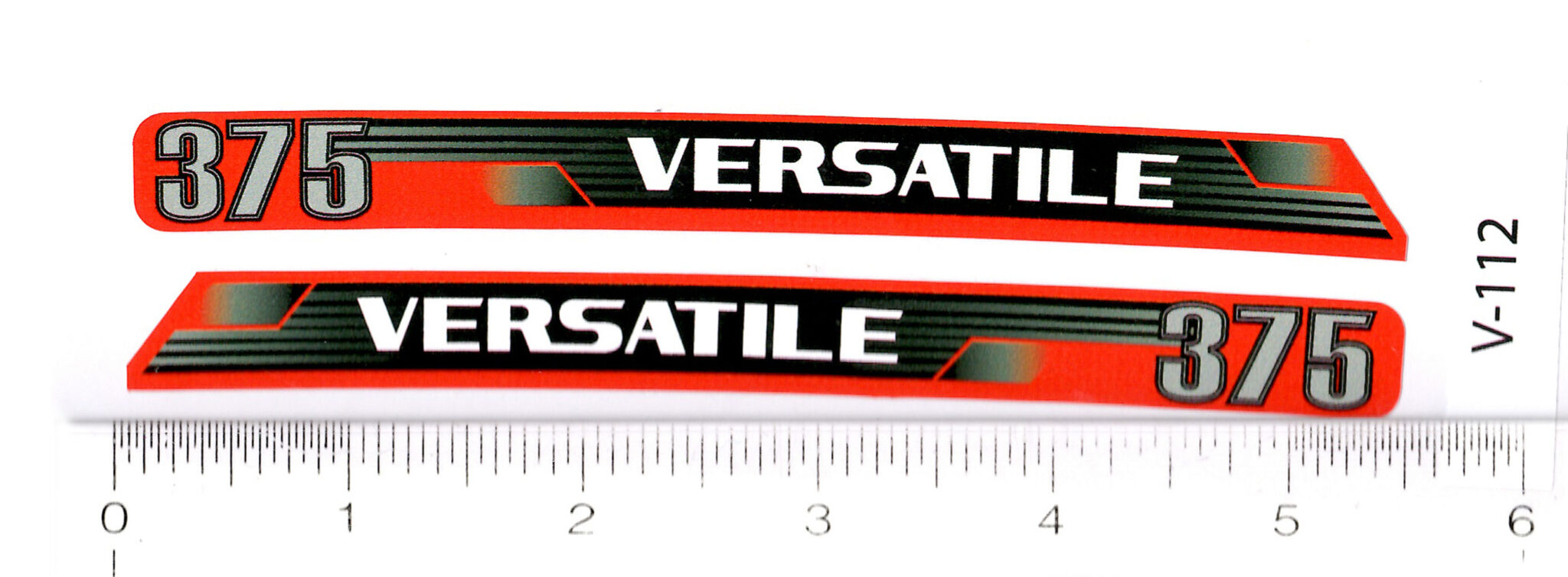 Decal 1/16 Versatile 375 Side Panels - DV112 - Midwest Decals & Farm Toys