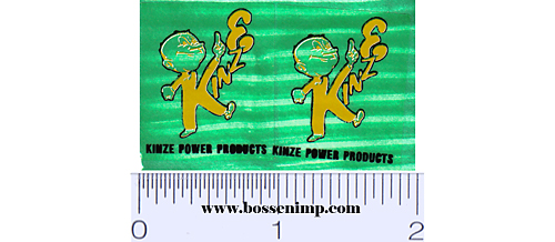 Decal Kinze Man 1/16 yellow pair - DX1123 - Midwest Decals & Farm Toys