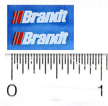 Decal Brandt (Small) 4 - DX1167 - Midwest Decals & Farm Toys