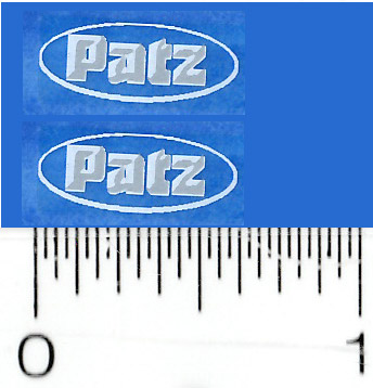Decal 1/64 Patz (Pair) - DX1176 - Midwest Decals & Farm Toys