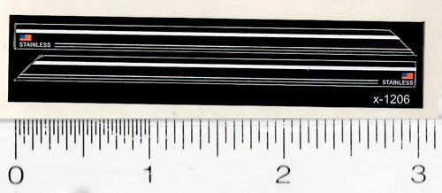 Decal 1/64 GEA Houle side stripe 4 Axle Stainless Steel - DX1206 ...