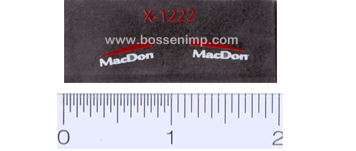 Decal 1/64 MacDon Case IH red - DX1222 - Midwest Decals & Farm Toys