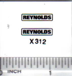 Decal 1/64 Reynolds - DX312 - Midwest Decals & Farm Toys