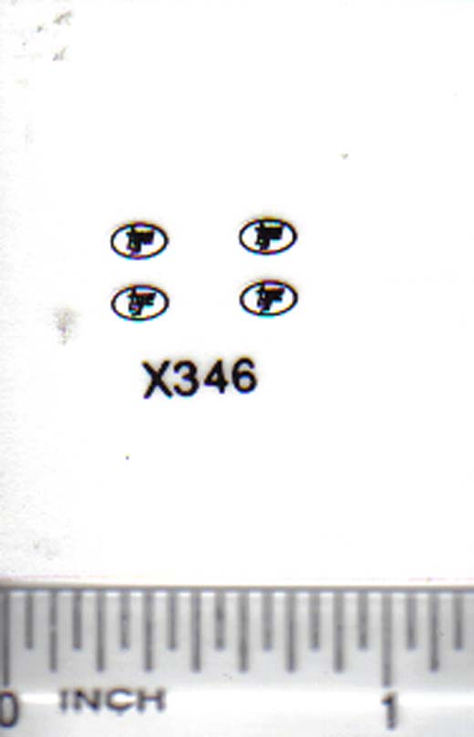 Decal 1/64 Tye - DX346 - Midwest Decals & Farm Toys