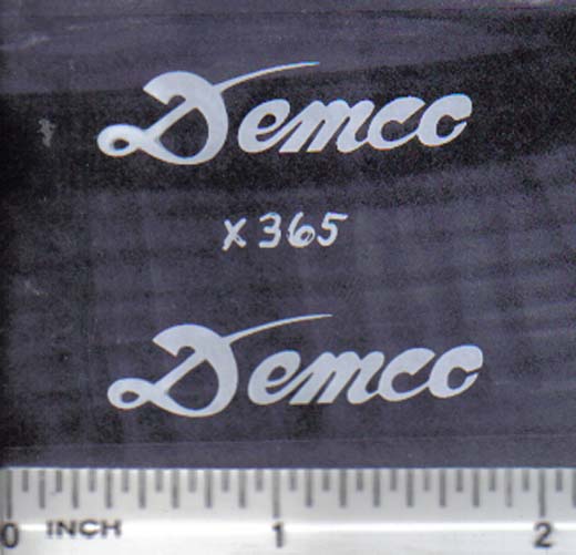 Decal 1/16 Demco - White - DX365 - Midwest Decals & Farm Toys