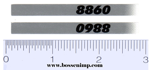 Decal Landini 8860 Model Numbers - DX571 - Midwest Decals & Farm Toys