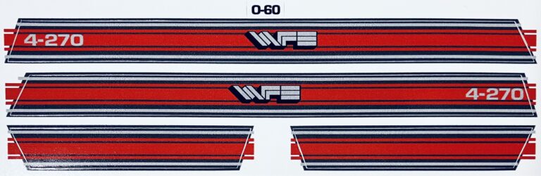 Decal 1/16 White 4-270 Red Hood & Cab Stripes DO60 - Midwest Decals ...