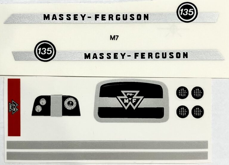 Decal 1/16 Massey Ferguosn 135 Complete Set - DM7X - Midwest Decals ...