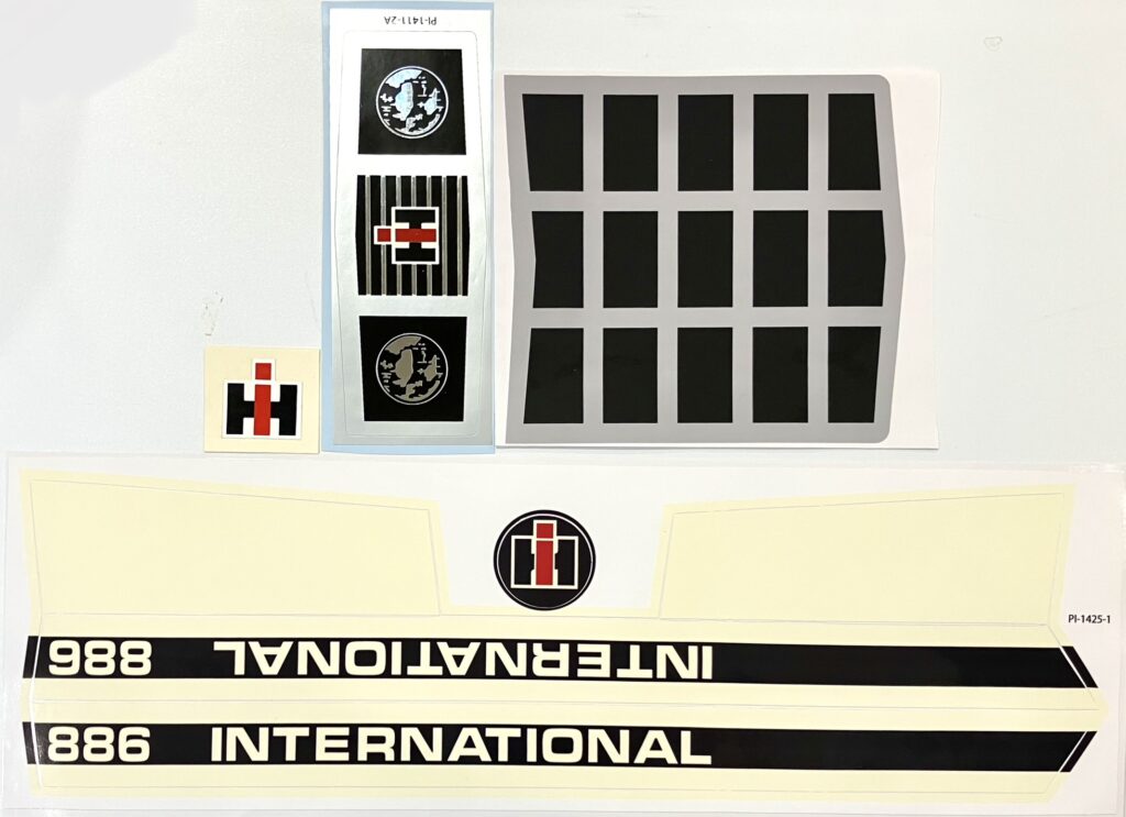 Decal International 886 Series Pedal Tractor Set DPI1425 - Midwest ...