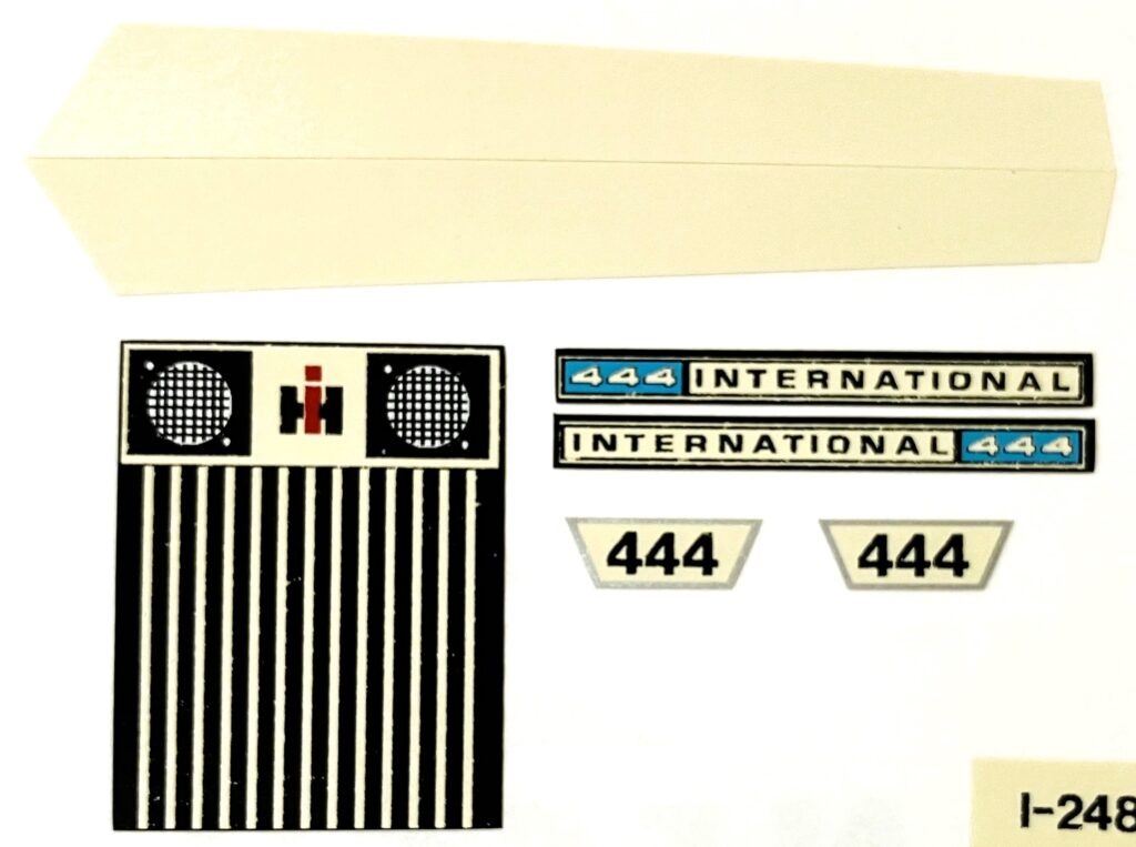 Decal 1/16 IH 444 Set - DI248 - Midwest Decals & Farm Toys