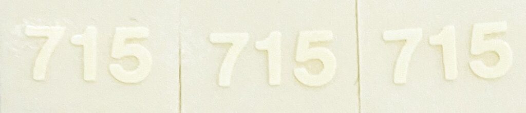 Decal 1/16 IH 715 Model Numbers - DXI501 - Midwest Decals & Farm Toys