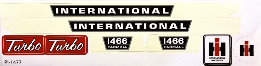 Decal International 1466 Pedal Tractor set DPI1477 - Midwest Decals ...