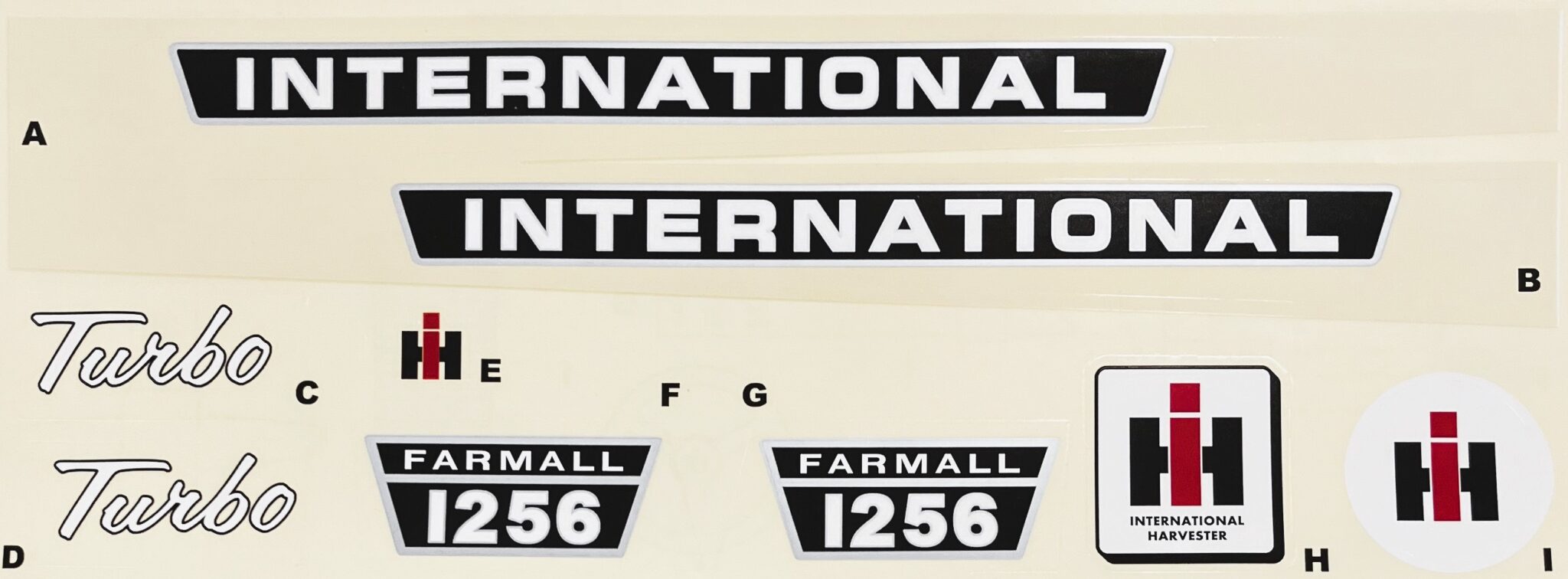 Decal International 1256 Pedal Tractor set DPI1453 - Midwest Decals ...