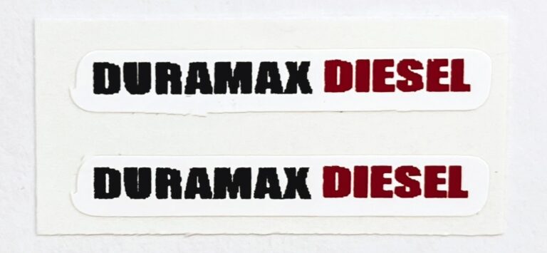 Decal Duramax Diesel (pair) - DX638 - Midwest Decals & Farm Toys