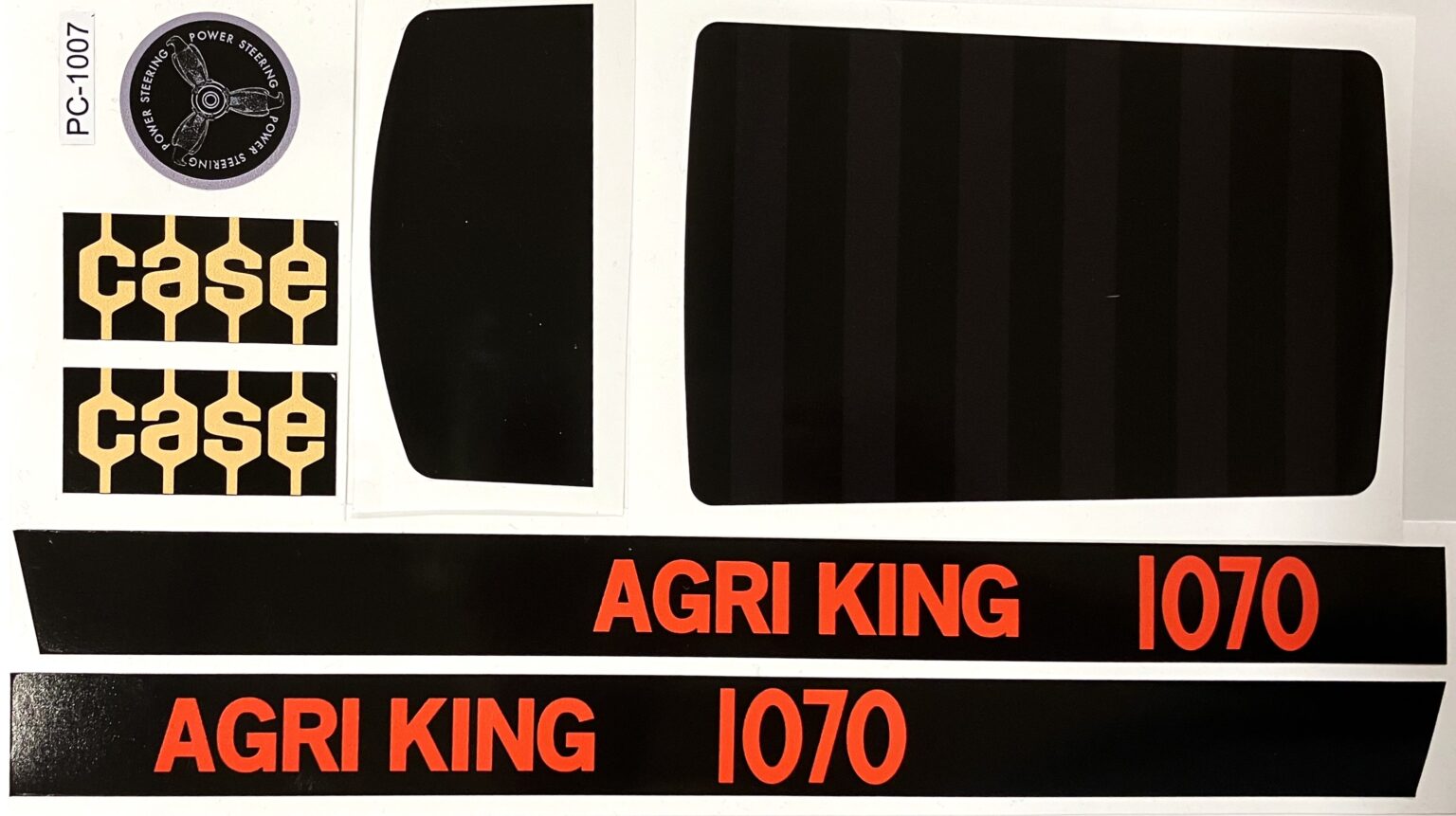 Decal Case 1070 Agri King Pedal Tractor DPC1007 - Midwest Decals & Farm ...