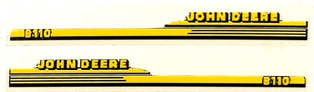 Decal 1/64 John Deere 8110 Hood Stripe - DJ1753 - Midwest Decals & Farm ...