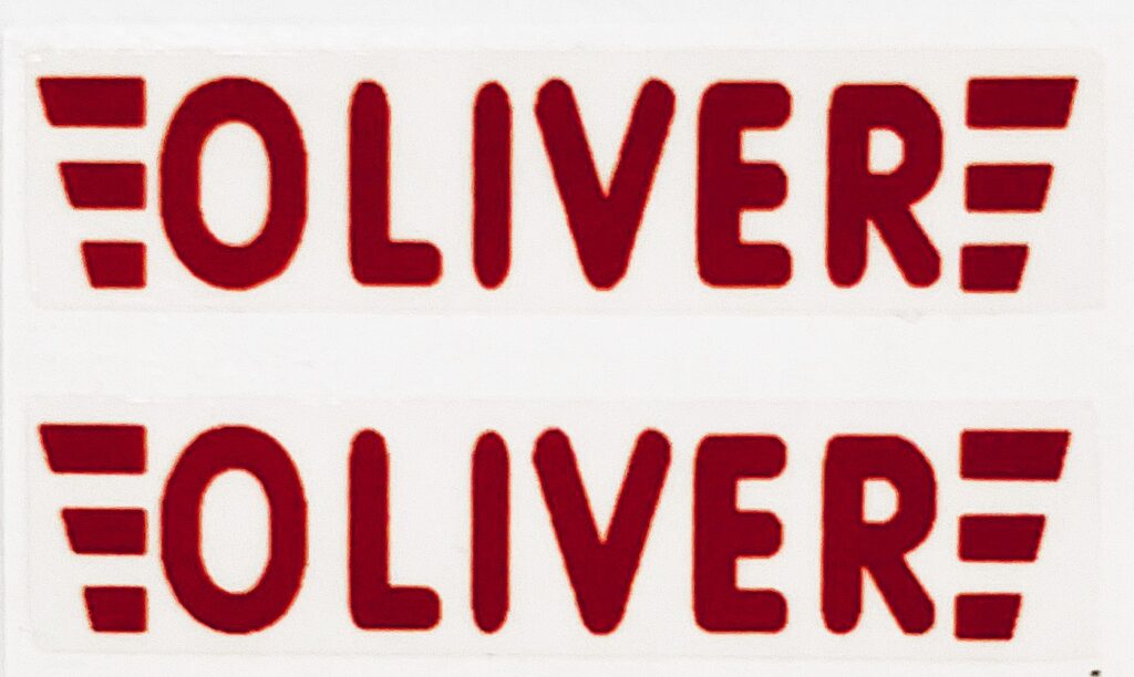 Oliver Logo Decals Archives - Midwest Decals & Farm Toys