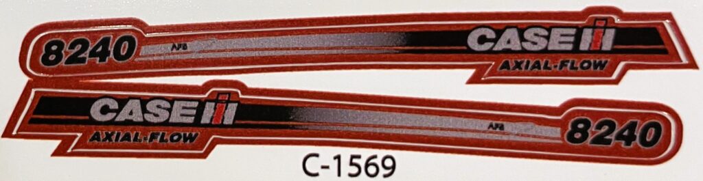 Decal 1/64 Case IH Combine 8240 Side Panels - DC1569 - Midwest Decals ...