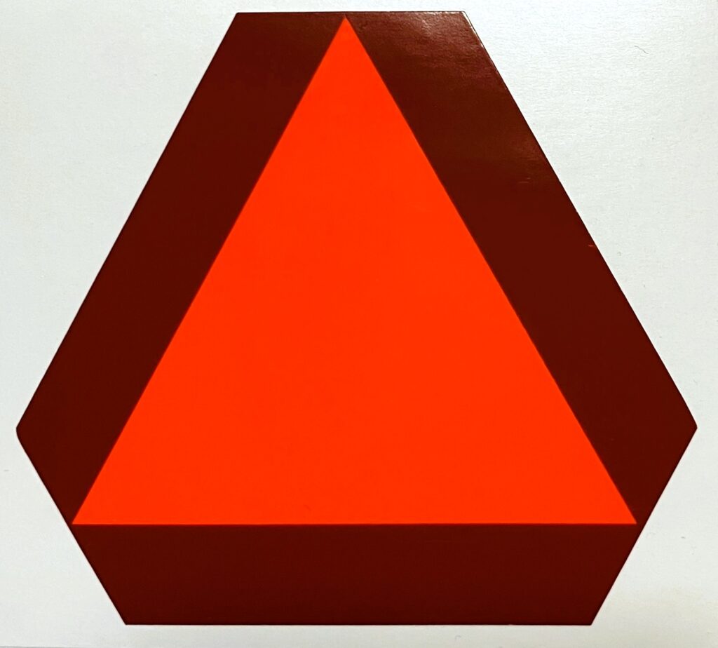 Decal SMV Slow Moving Vehicle for Pedal Tractor 3 3/8"- DX5P - Midwest ...