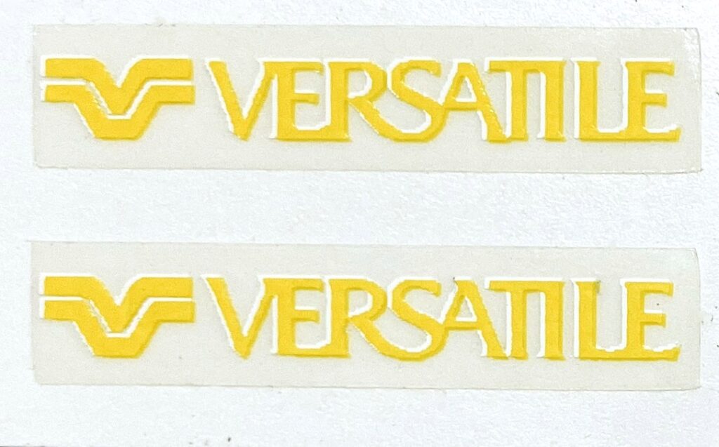 Decal Versatile (yellow) - 7/8" DV911 - Midwest Decals & Farm Toys