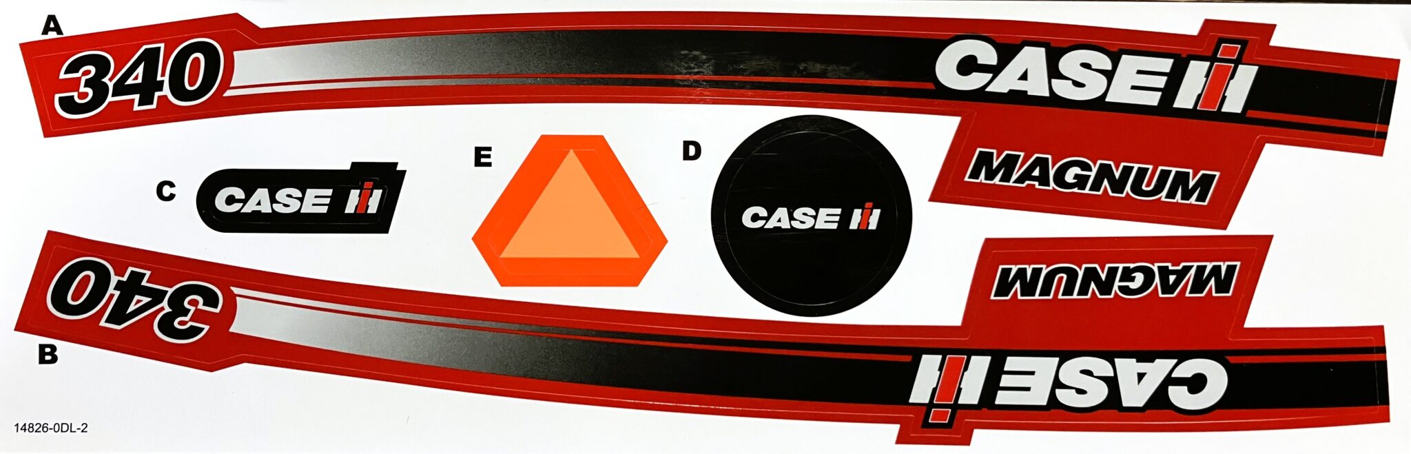 Decal Case IH Magnum 340 Pedal DPC1845 - Midwest Decals & Farm Toys