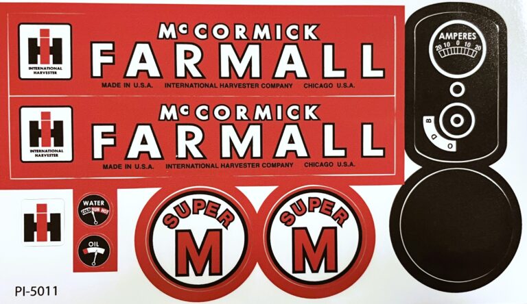 Decal Farmall Super M Pedal Tractor Decal set - DPI5011 - Midwest ...