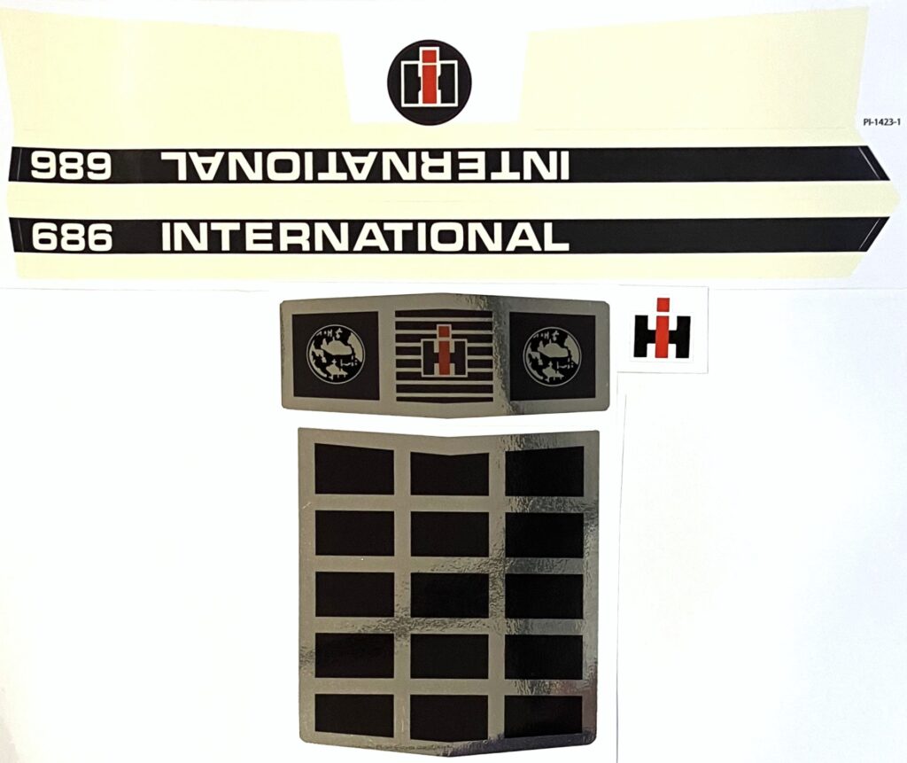 Decal International 686 Series Pedal Tractor Set DPI1423 - Midwest ...