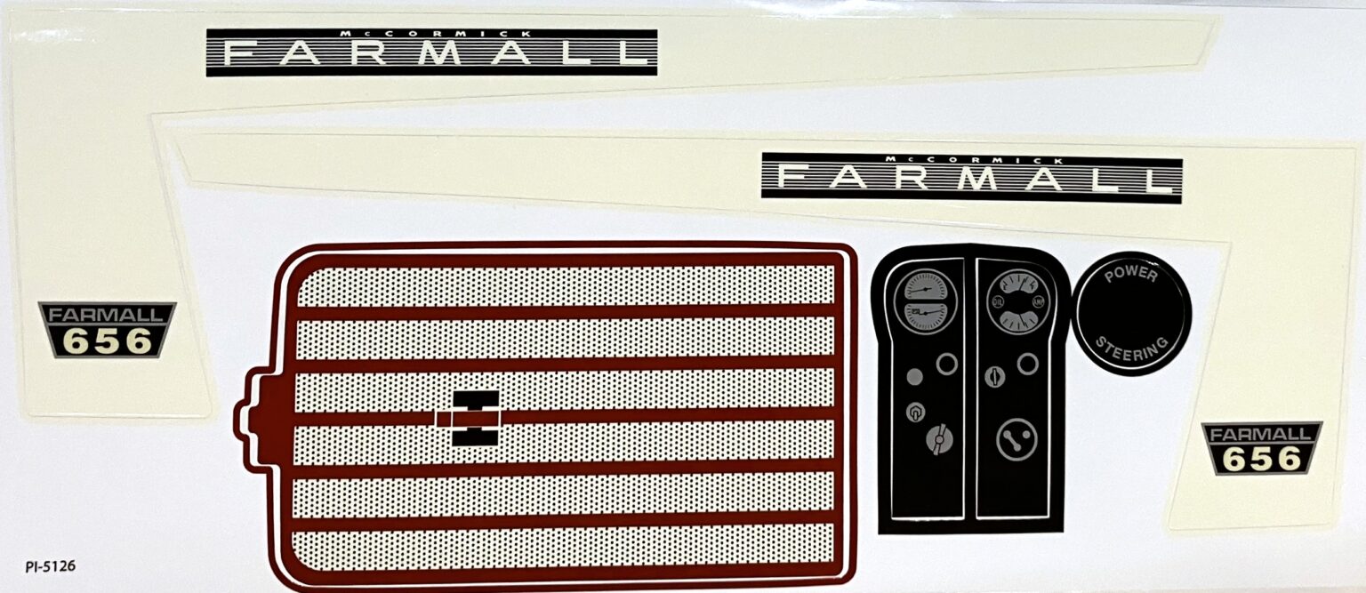 Decal Farmall 656 Pedal Tractor Decal set - DPI5126 - Midwest Decals ...