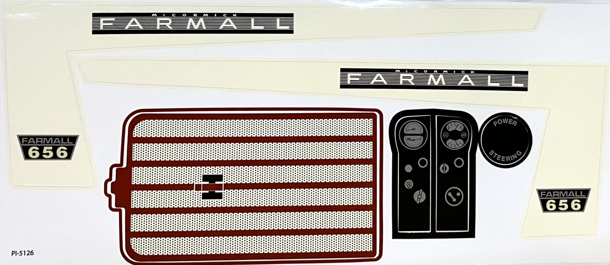 Decal Farmall 656 Pedal Tractor Decal set - DPI5126 - Midwest Decals ...