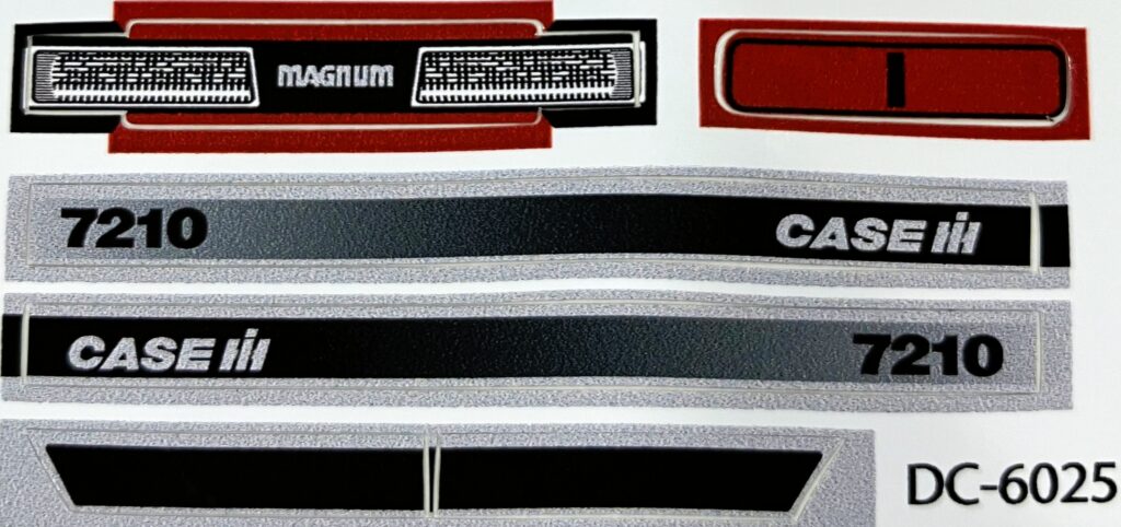 Decal 1/32 Case IH 7210 Side Panels (late version) DC6025 - Midwest ...
