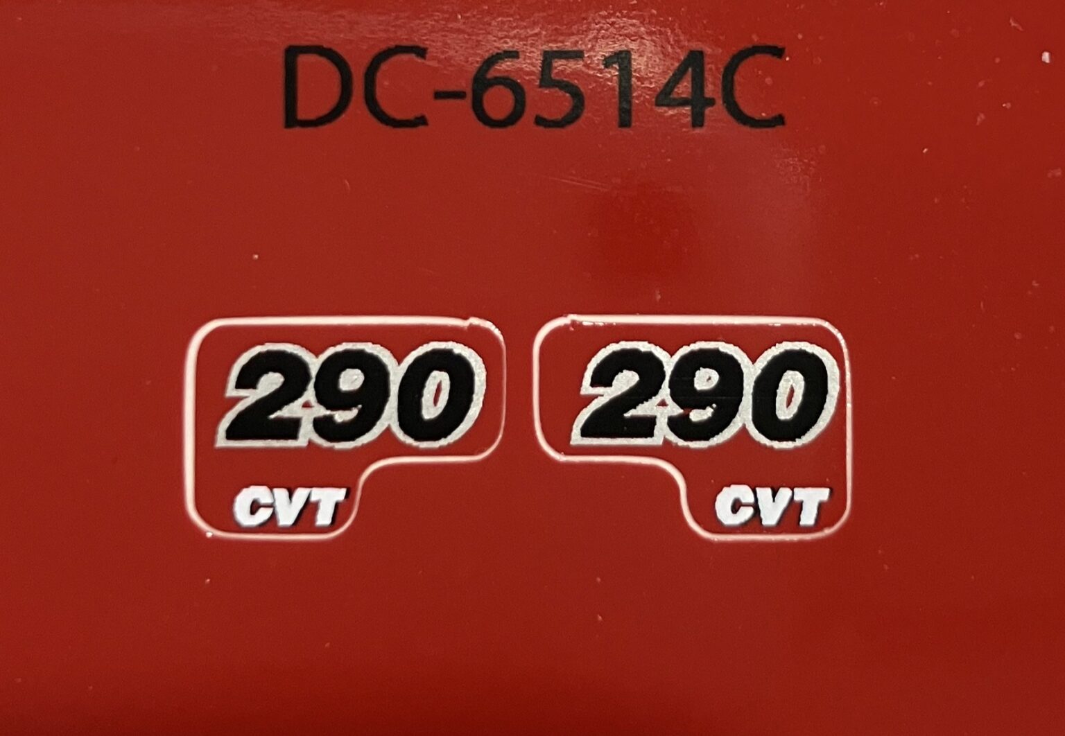 Decal 1/32 Case IH Magnum 290 CVT Model Numbers DC6514C - Midwest ...