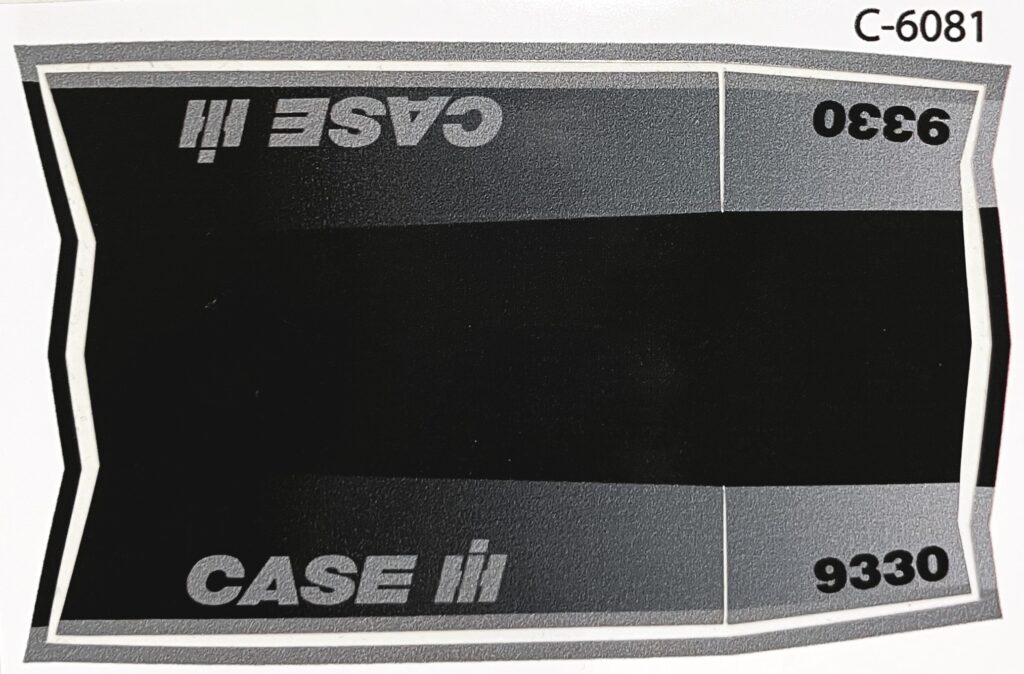 Decal 1/32 Case IH 9330 4WD Quad Trac style Hood DC6081 - Midwest ...