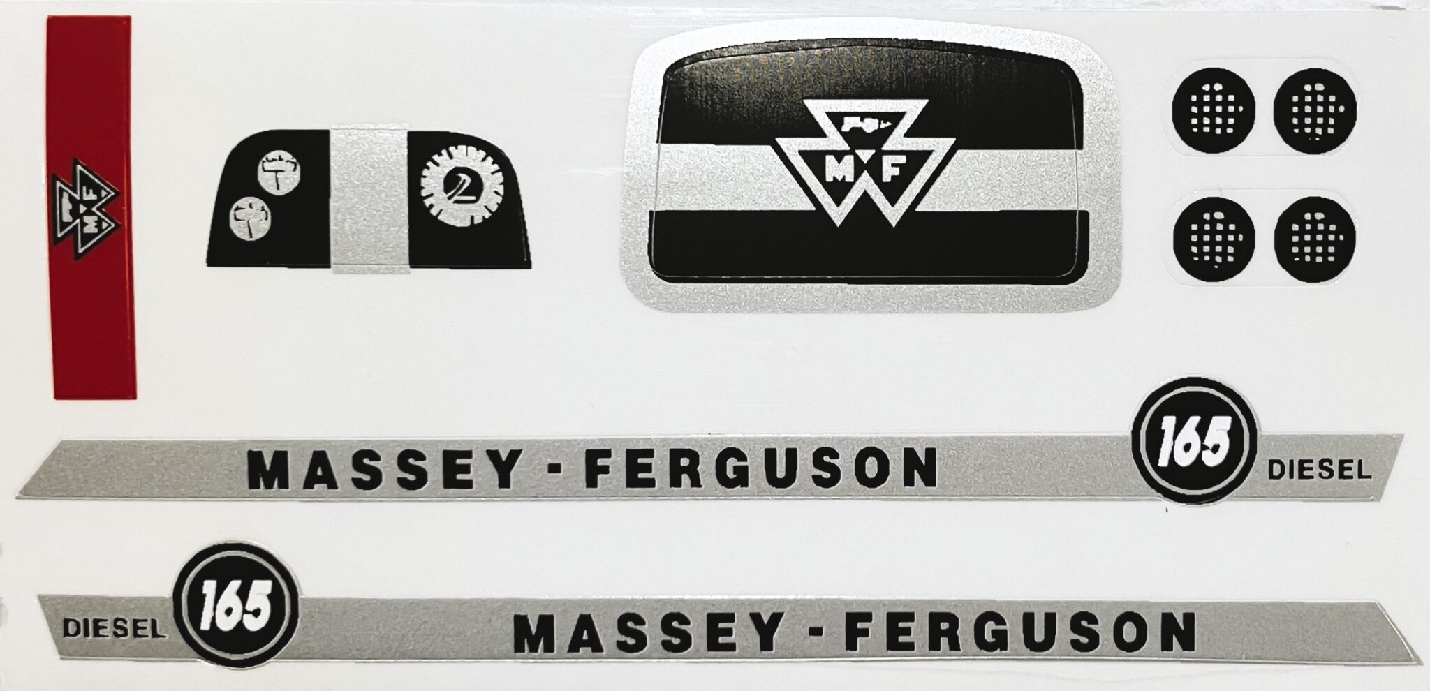 Decal 1/16 Massey Ferguson 165 Diesel Complete Set - DM8X - Midwest ...