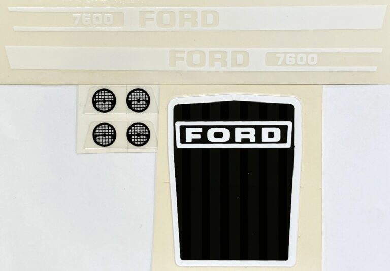Decal 1/12 Ford 7600 set - DF26 - Midwest Decals & Farm Toys