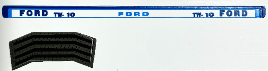Decal 1/64 Ford TW-10 Set - DF731 - Midwest Decals & Farm Toys
