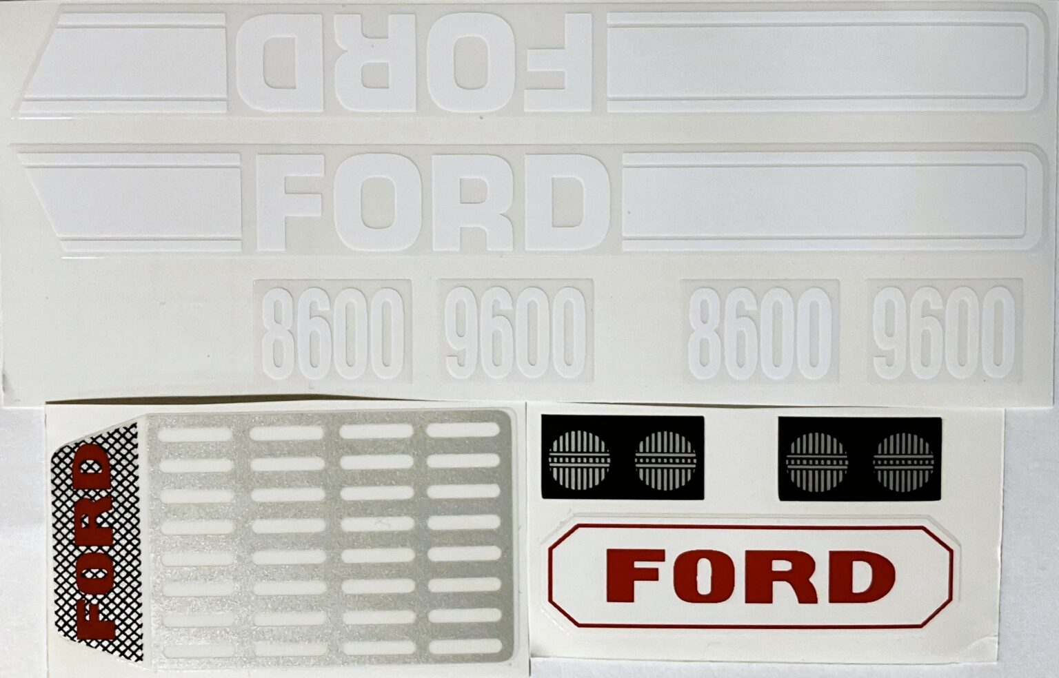 Decal 1/12 Ford 8600 or 9600 set - DF40 - Midwest Decals & Farm Toys