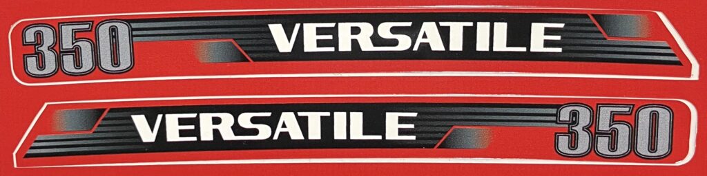 Decal 1/16 Versatile 350 Side Panels - DV111 - Midwest Decals & Farm Toys