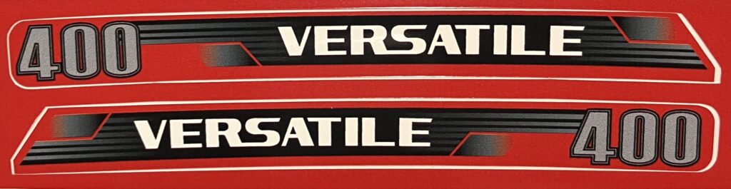 Decal 1/16 Versatile 400 Side Panels - DV113 - Midwest Decals & Farm Toys