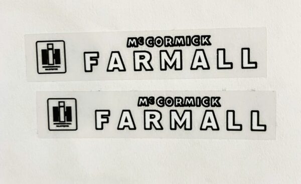 Decal 1/16 McCormick Farmall for M Set (outline letter) - DI11 ...