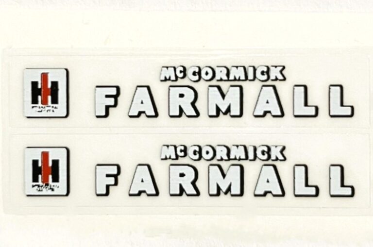 Decal 1/16 McCormick Farmall M or H Set (reduced size) - DI11R ...