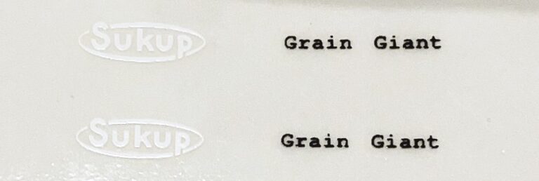 Decal 1/64 Sukup Grain Giant - 1 3/8" DX75 - Midwest Decals & Farm Toys