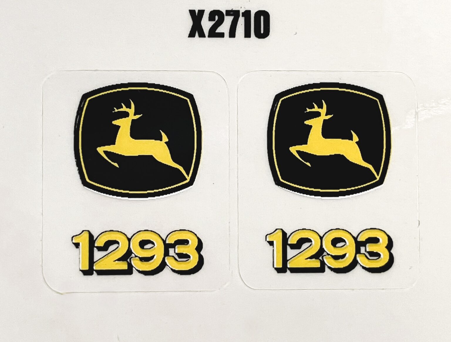 Decal 1/20 JD Sweet Corn Picker 1293 Corn Head Model Numbers - DX2710 ...